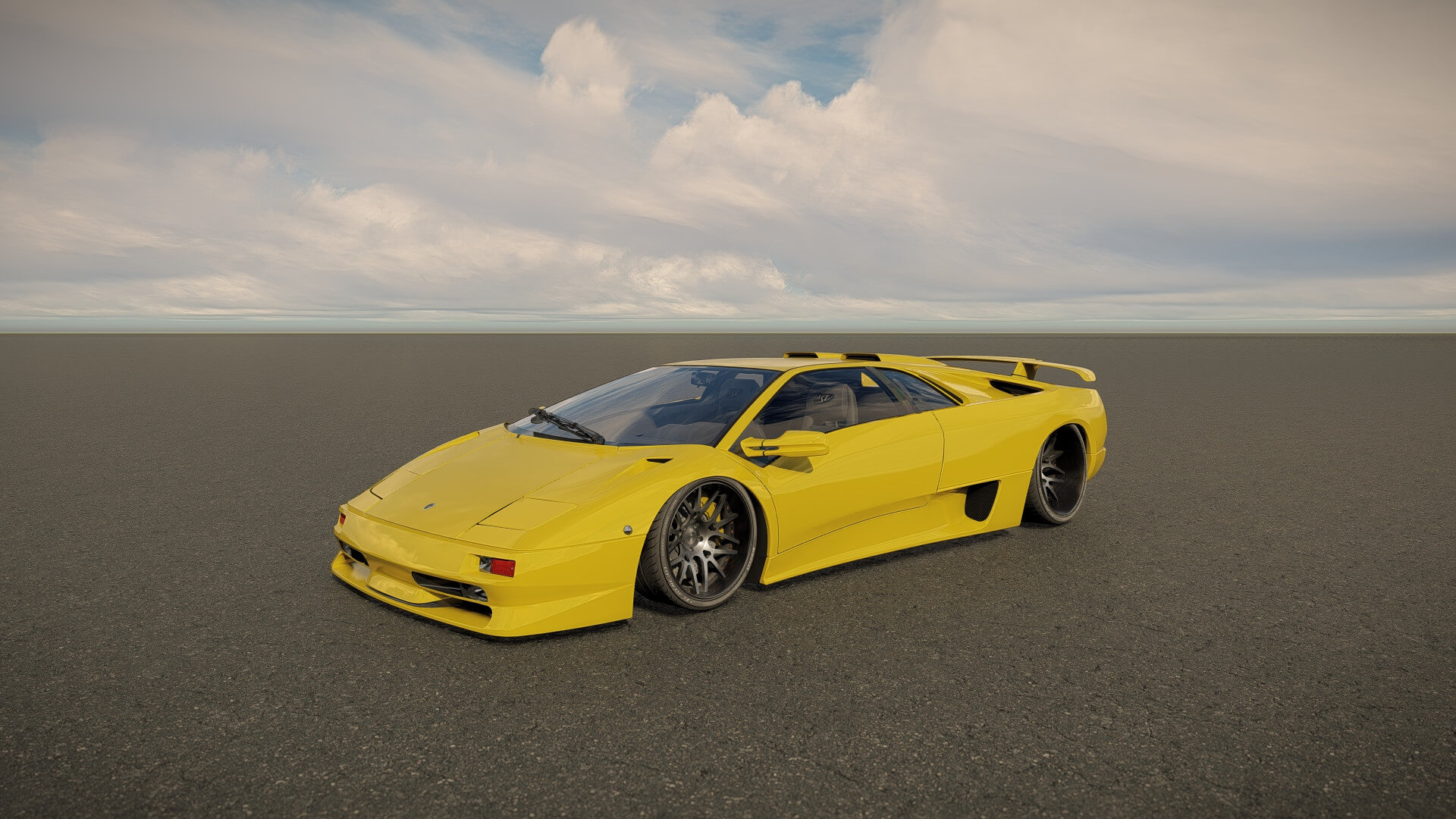 Lamborghini Diablo SV Ldf - 3D Model by AlphaGroup