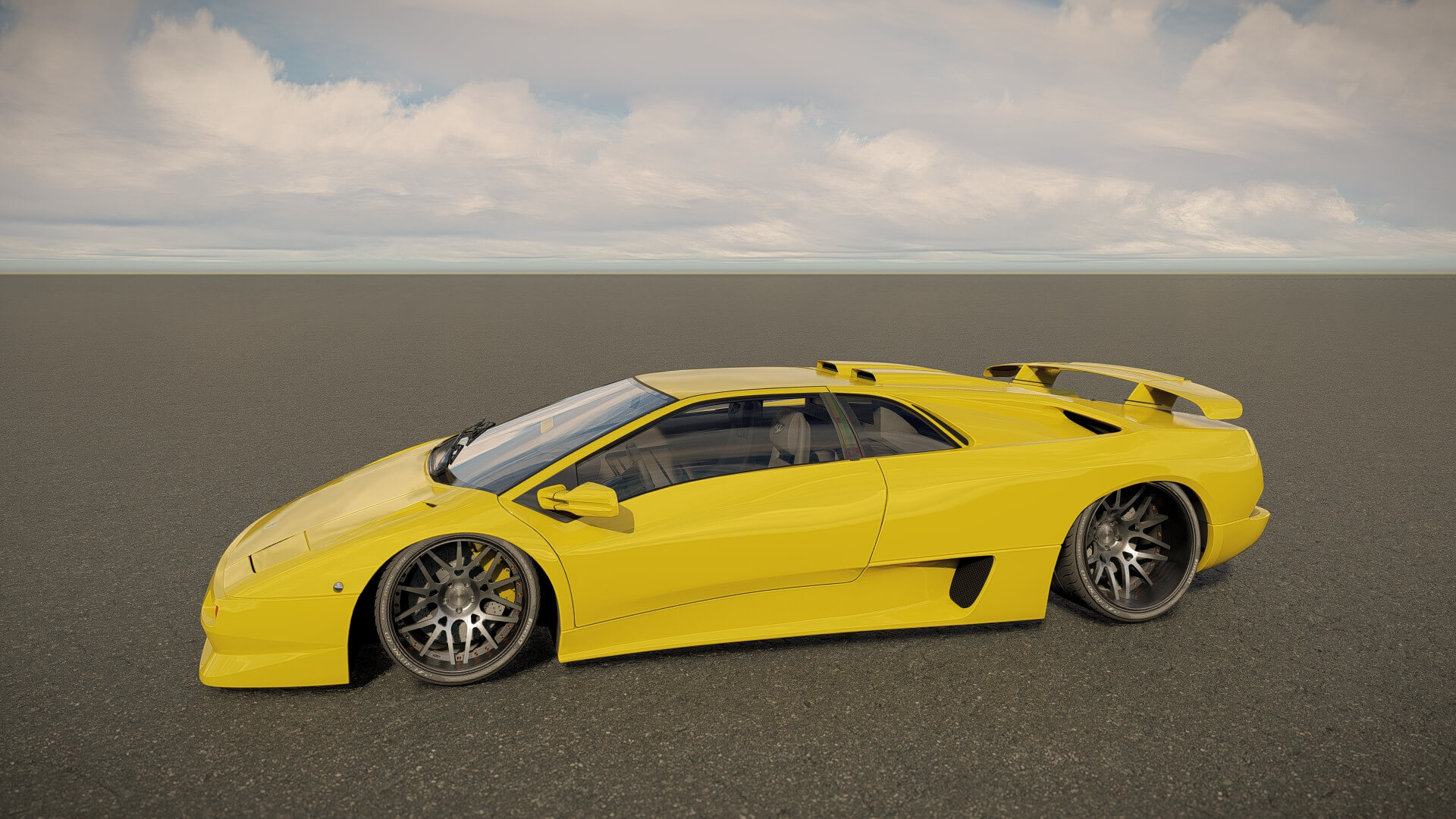 Lamborghini Diablo SV Ldf - 3D Model by AlphaGroup