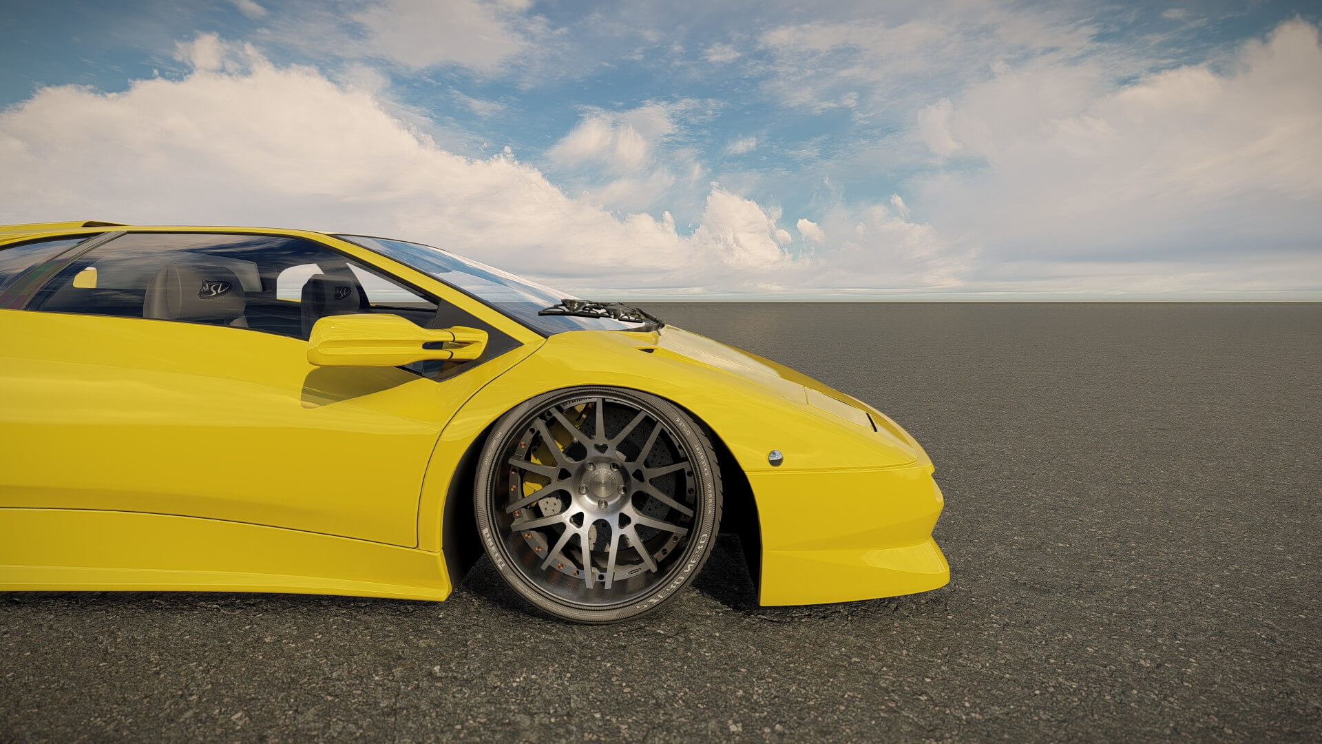 Lamborghini Diablo SV Ldf - 3D Model by AlphaGroup