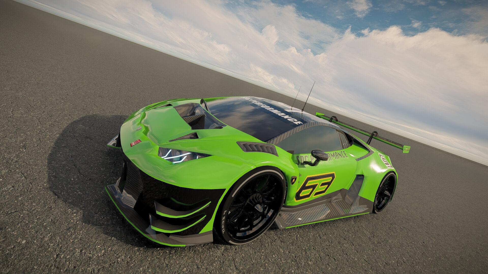 Lamborghini Huracan GT3 Evo - 3D Model by AlphaGroup