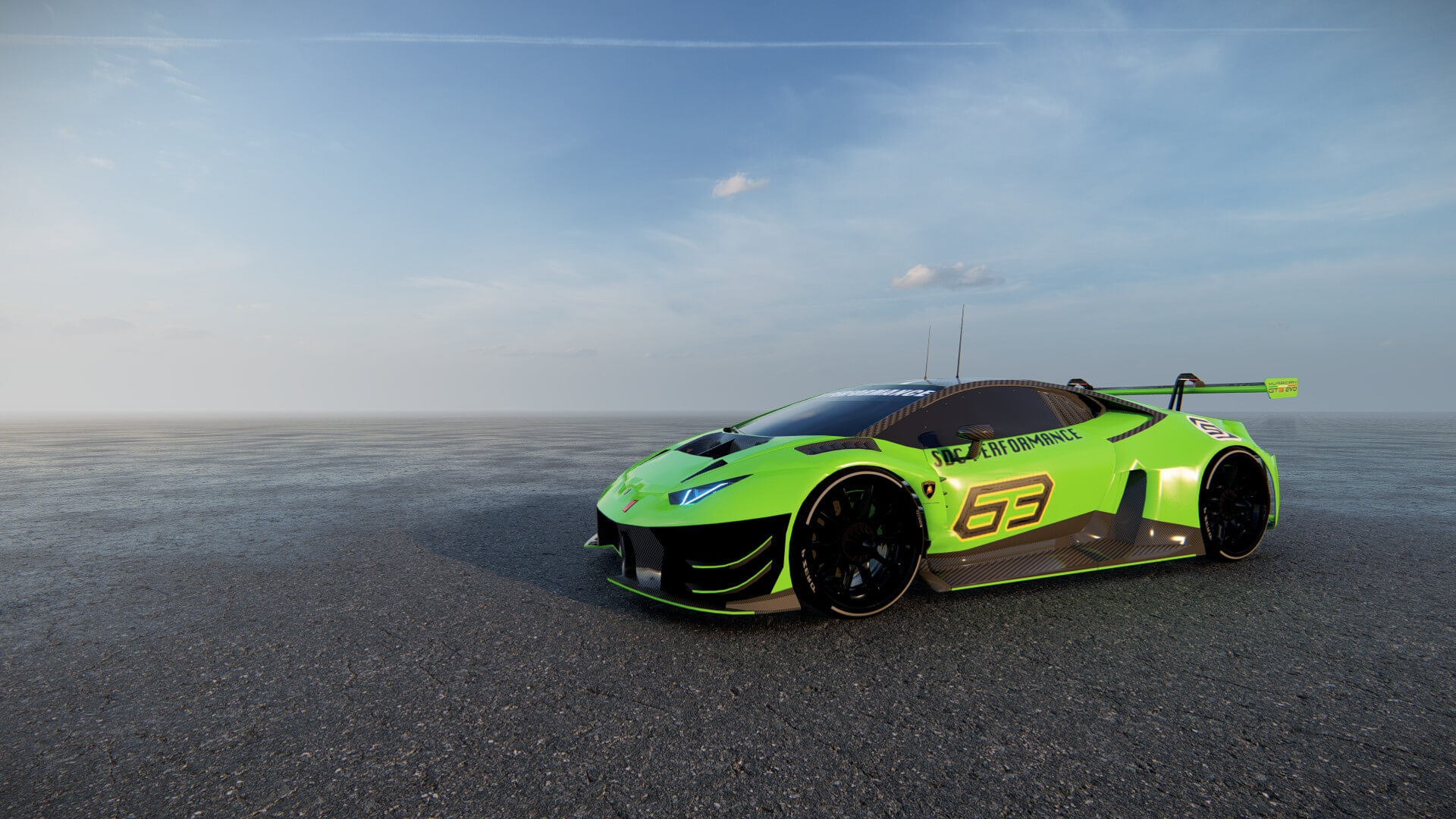 Lamborghini Huracan GT3 Evo - 3D Model by AlphaGroup