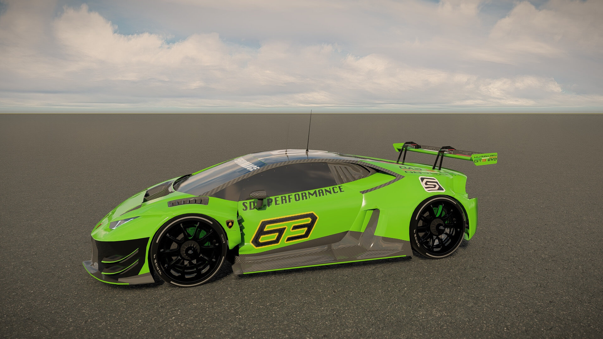 Lamborghini Huracan GT3 Evo - 3D Model by AlphaGroup