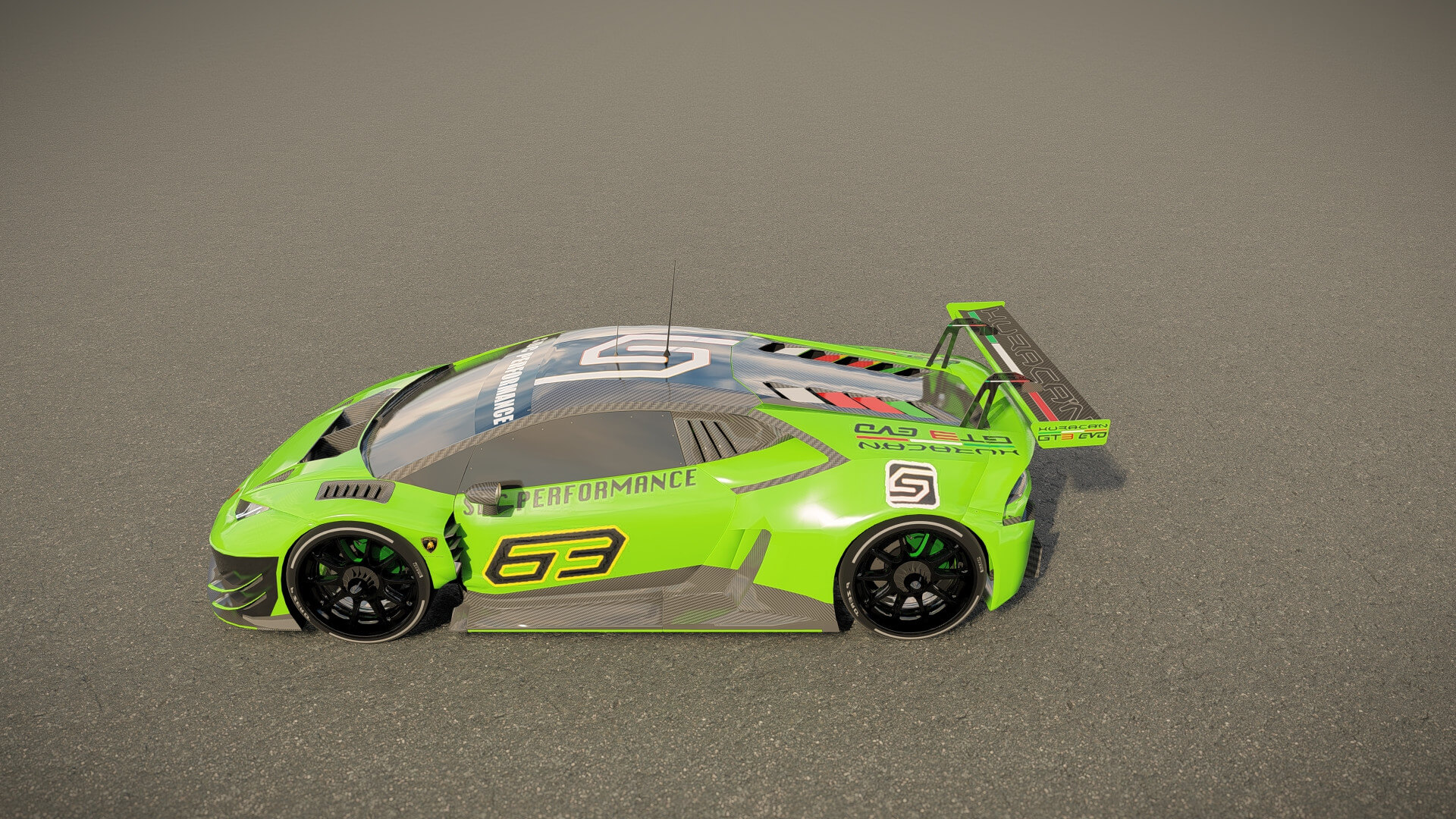 Lamborghini Huracan GT3 Evo - 3D Model by AlphaGroup