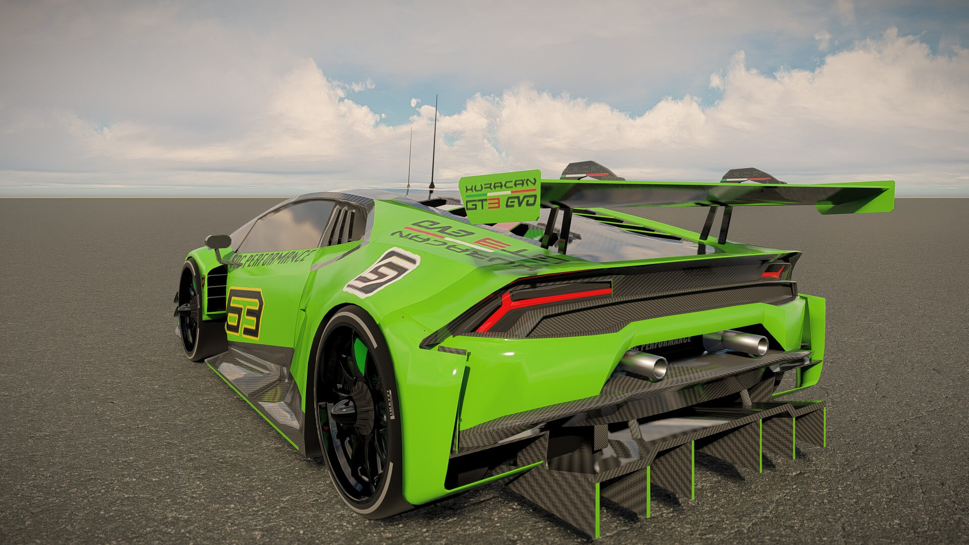 Lamborghini Huracan GT3 Evo - 3D Model by AlphaGroup