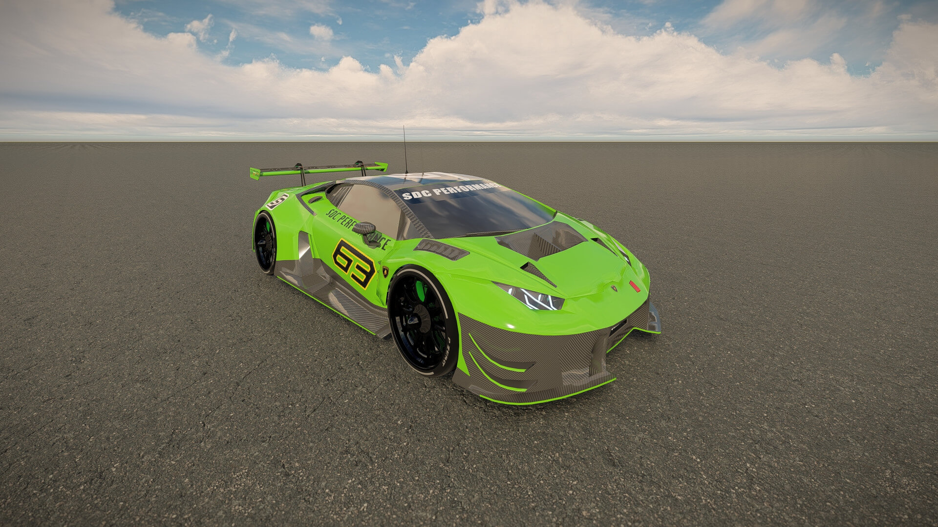Lamborghini Huracan GT3 Evo - 3D Model by AlphaGroup