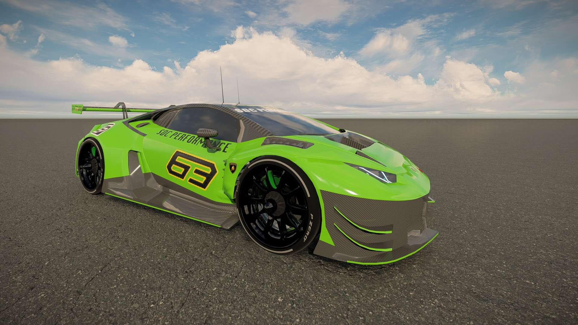 Lamborghini Huracan GT3 Evo - 3D Model by AlphaGroup