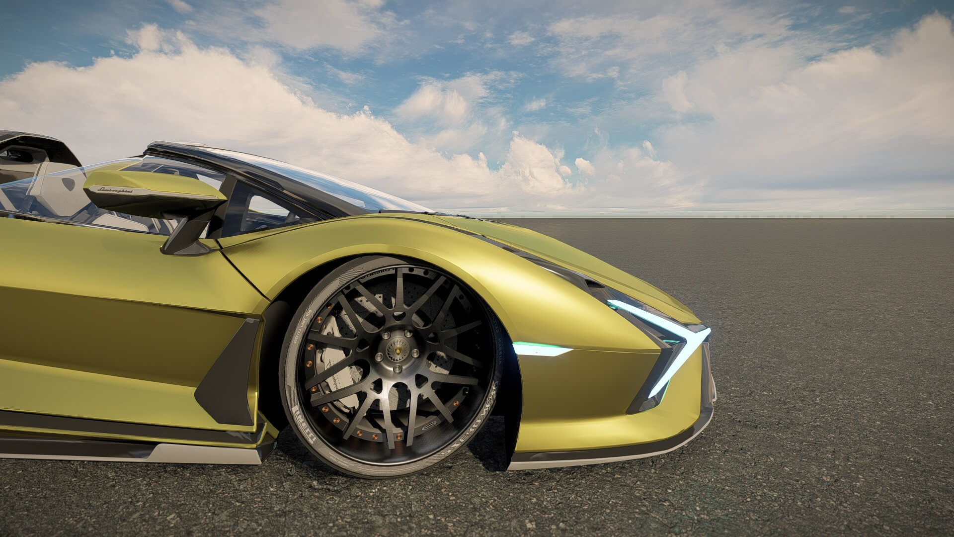 Lamborghini Sian Roadster - 3D Model by AlphaGroup