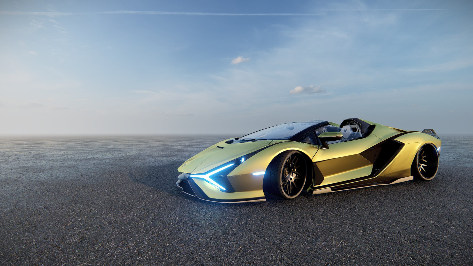 Lamborghini Sian Roadster - 3D Model by AlphaGroup