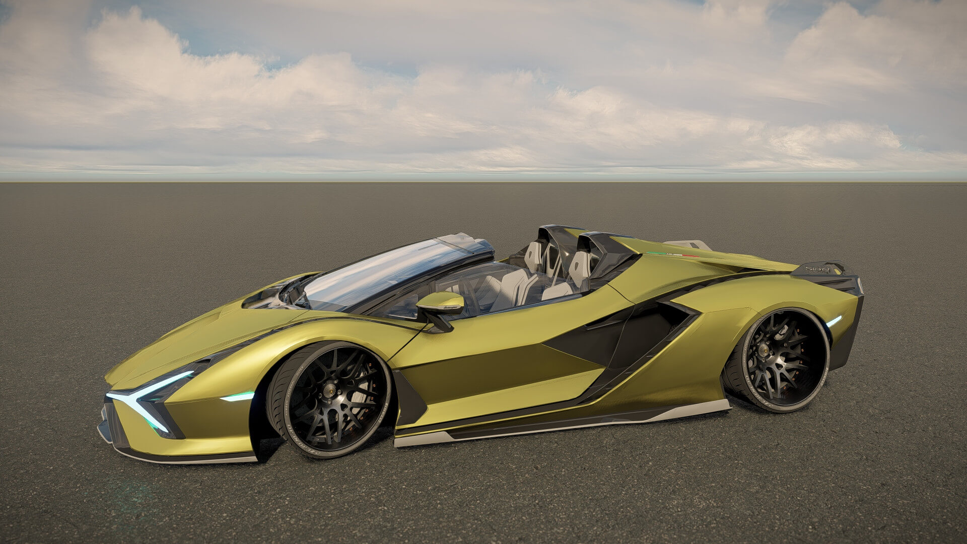 Lamborghini Sian Roadster - 3D Model by AlphaGroup