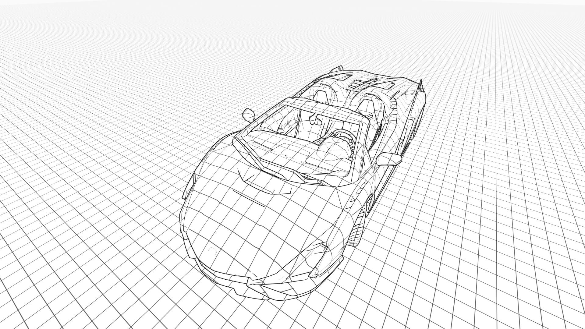 Car Blueprints For 3d Modeling Simple