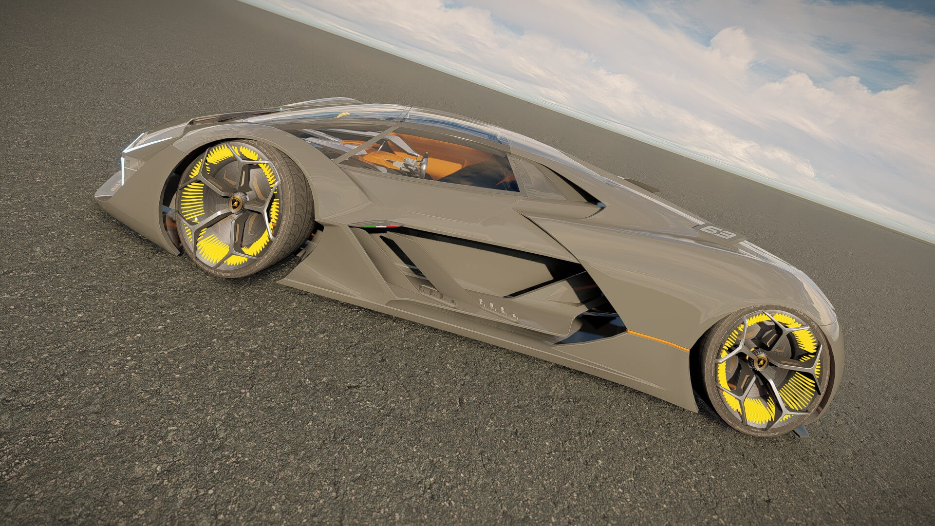 Lamborghini Terzo Millennio - 3D Model by AlphaGroup