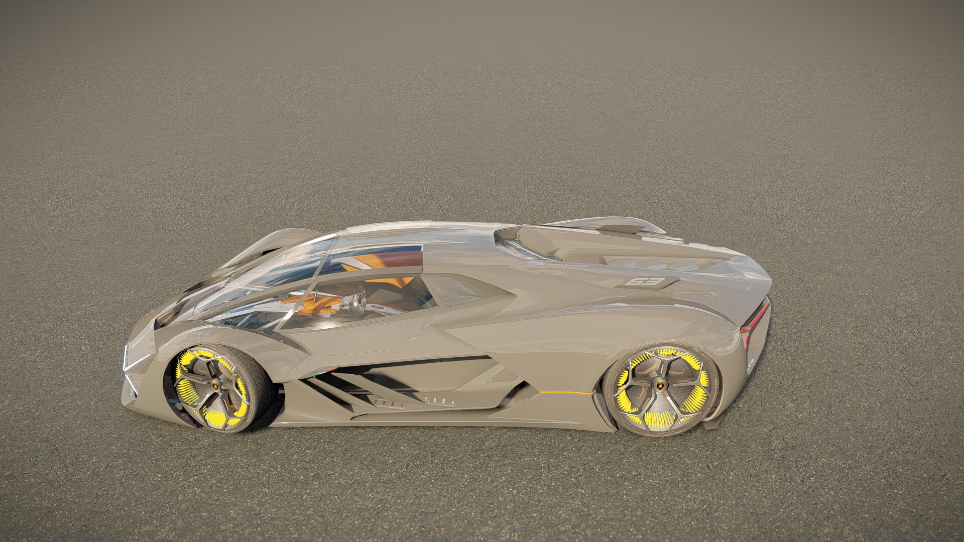 Lamborghini Terzo Millennio - 3D Model by AlphaGroup