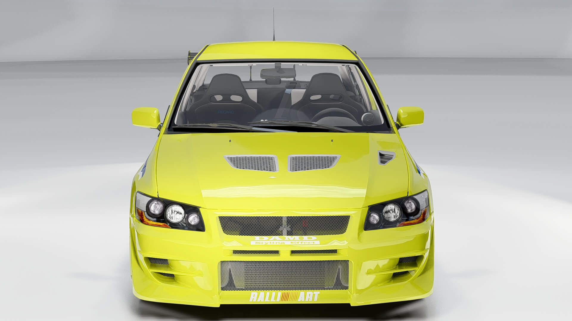 Mitsubishi Lancer Evolution VII Fast Furious - 3D Model by AlphaGroup