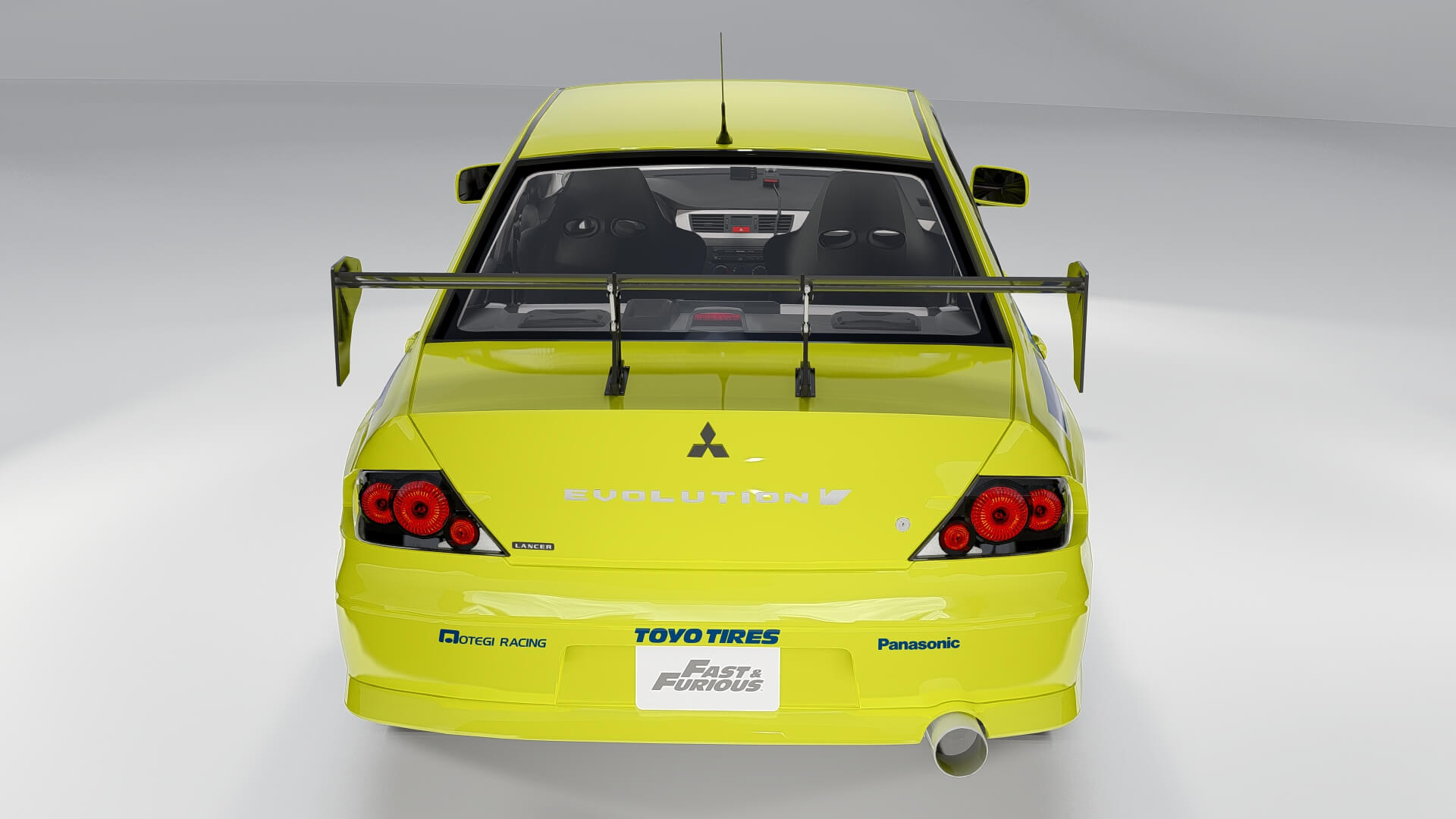 Mitsubishi Lancer Evolution VII Fast Furious - 3D Model by AlphaGroup