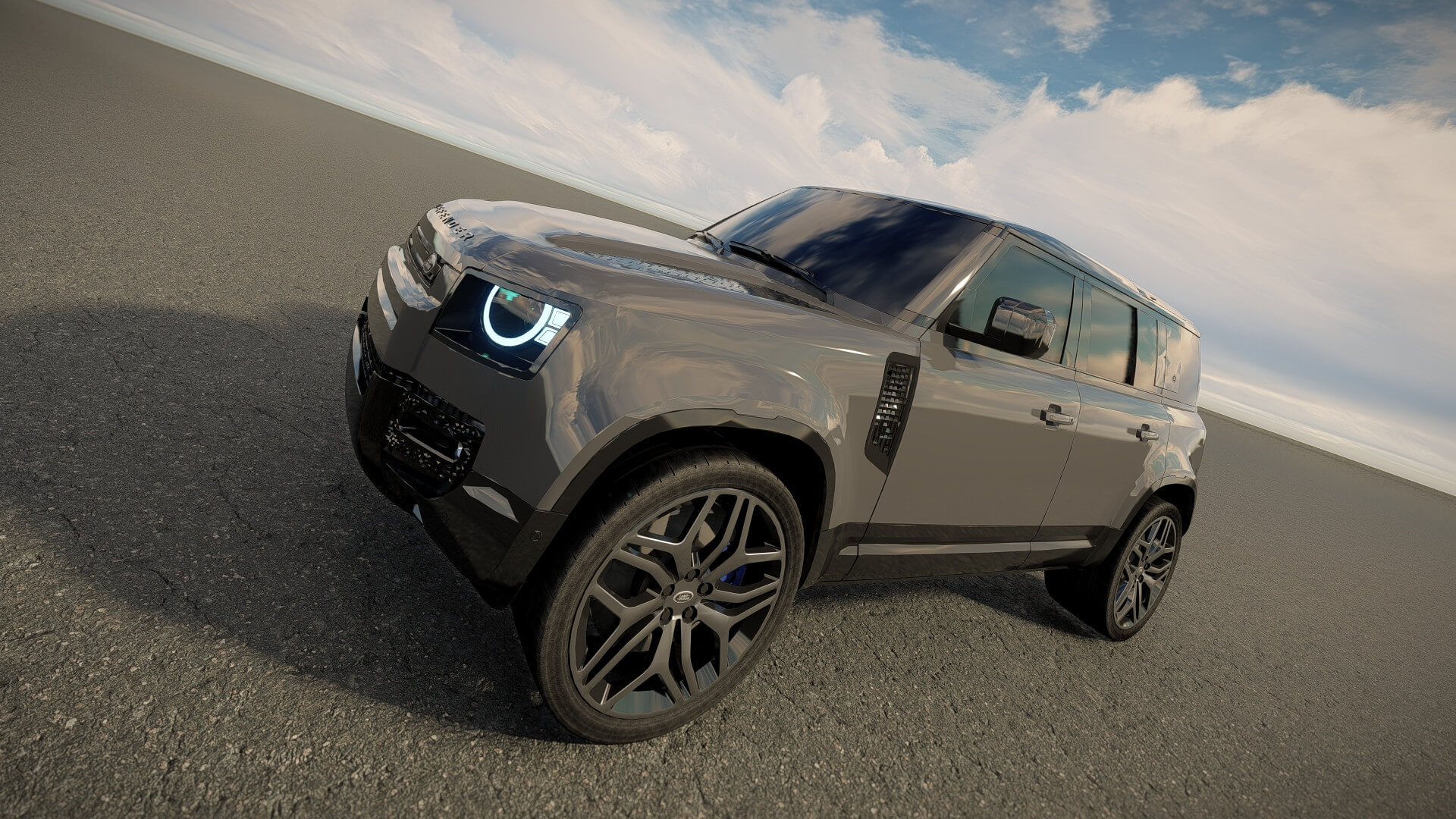 Land Rover Defender 110 2022 - 3D Model by AlphaGroup