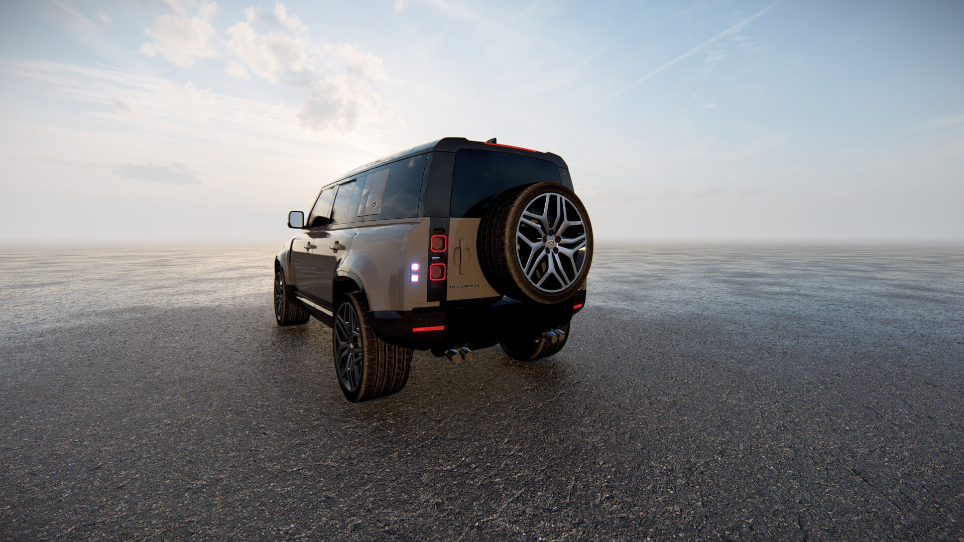 Land Rover Defender 110 2022 - 3D Model by AlphaGroup