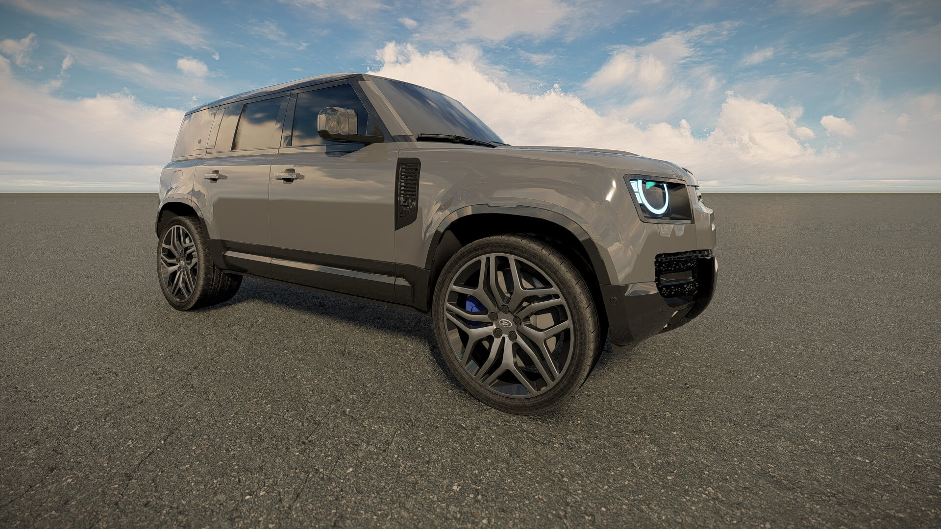 Land Rover Defender 110 2022 - 3D Model by AlphaGroup