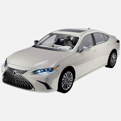 Lexus ES300h - 3D Model by AlphaGroup