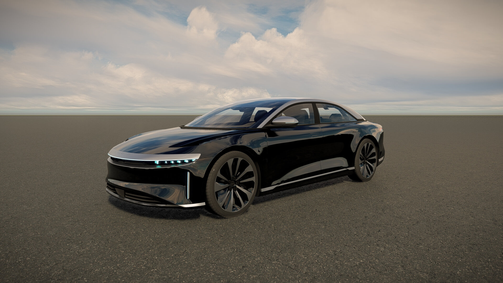 Lucid Air 2022 - 3D Model by AlphaGroup