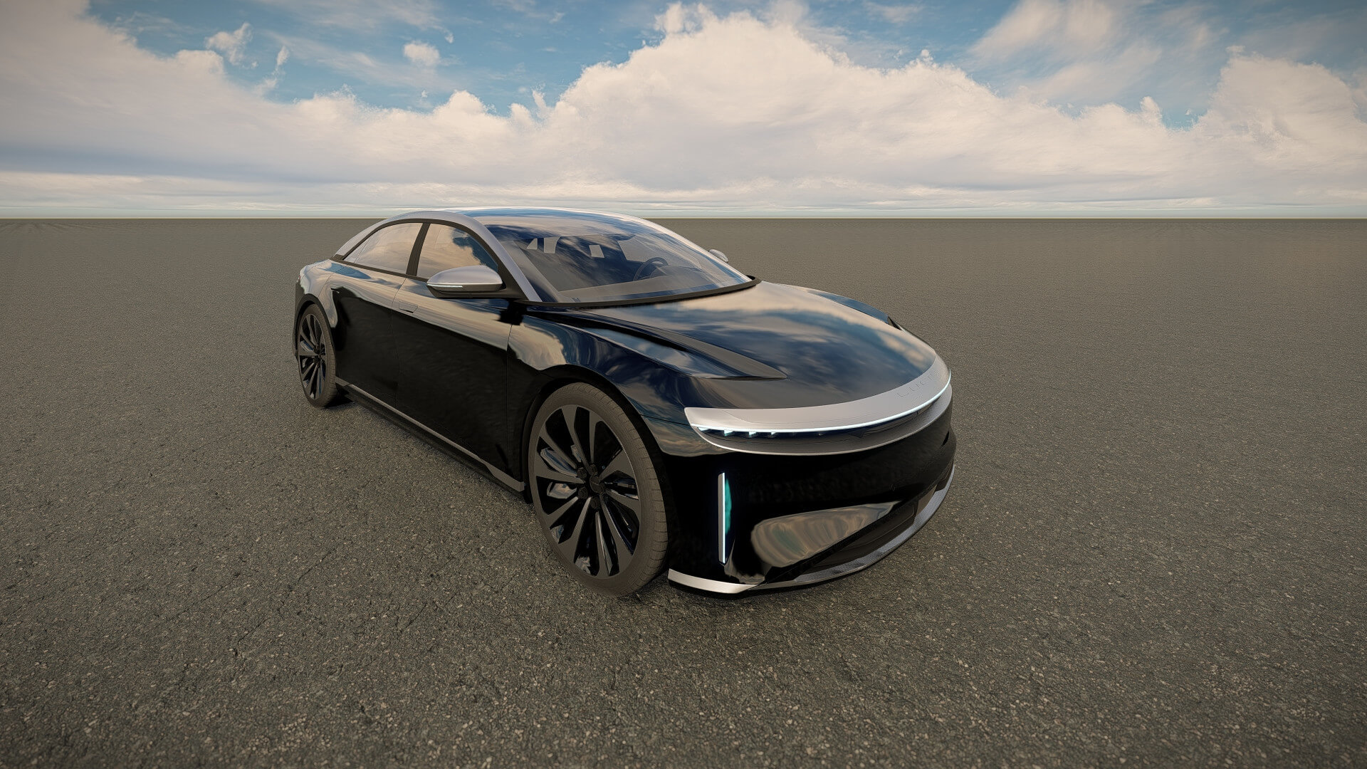 Lucid Air 2022 - 3D Model by AlphaGroup