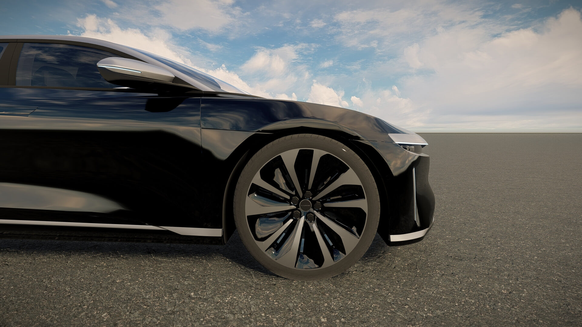 Lucid Air 2022 - 3D Model by AlphaGroup