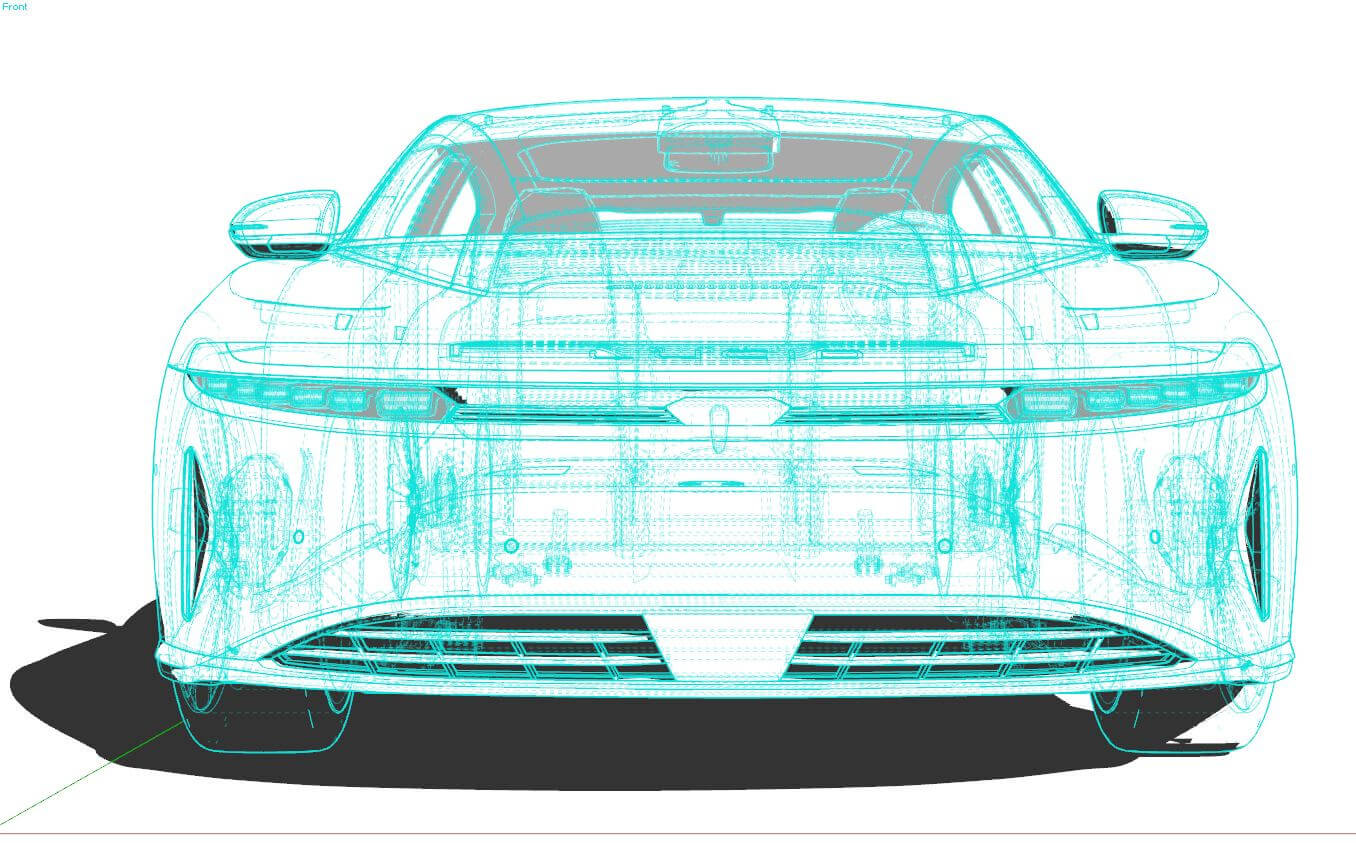 Lucid Air 2022 - 3D Model by AlphaGroup