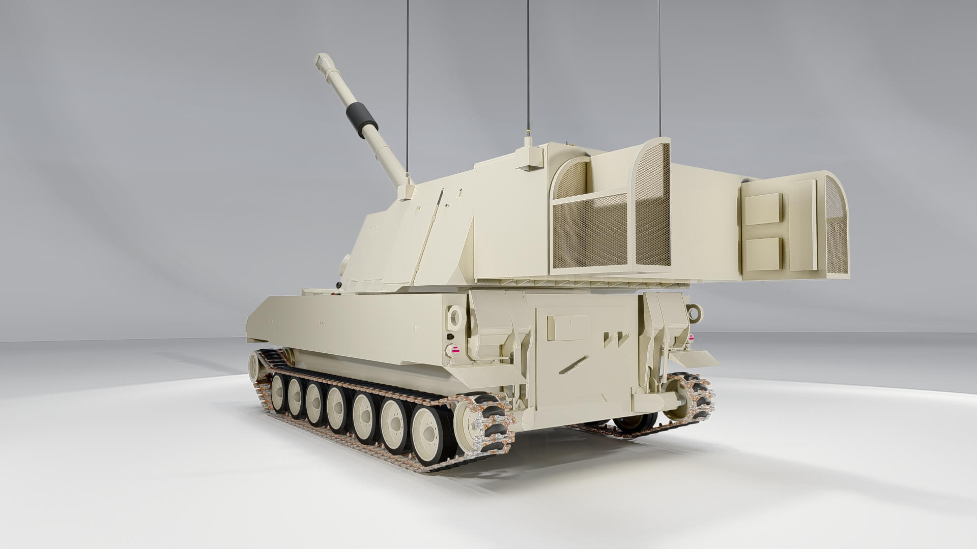 M109 Paladin Howitzer - 3D Model by AlphaGroup