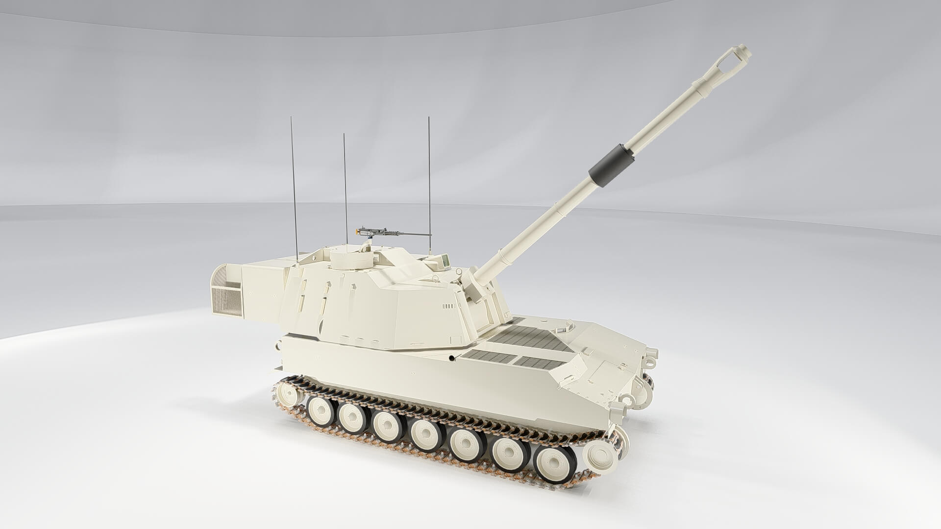 M109 Paladin Howitzer - 3D Model by AlphaGroup