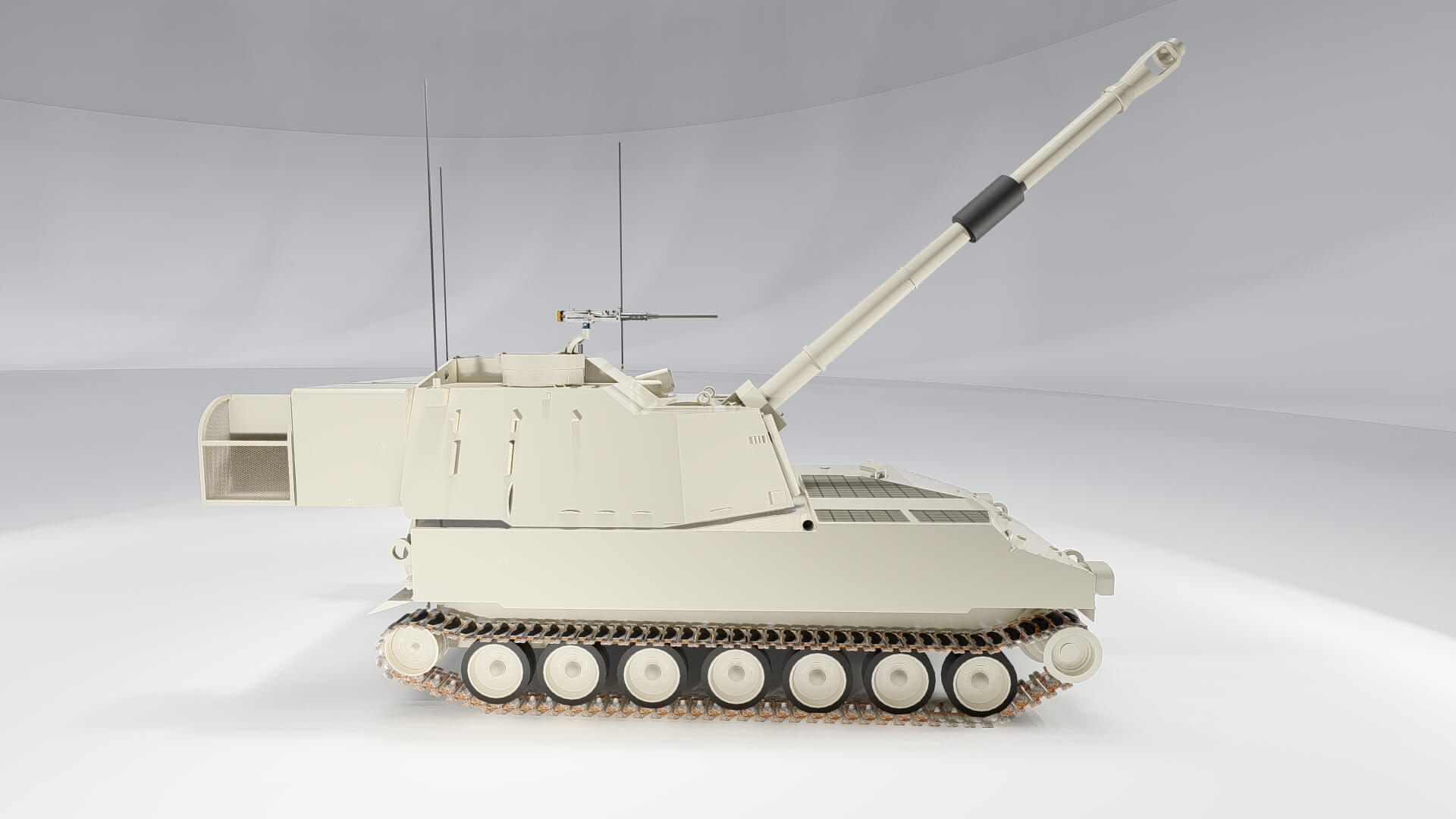 M109 Paladin Howitzer - 3D Model by AlphaGroup