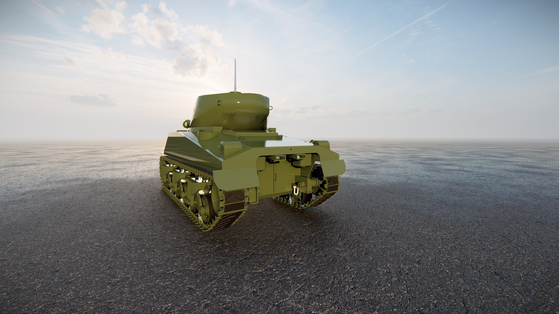 M4 Sherman Tank - 3D Model by AlphaGroup