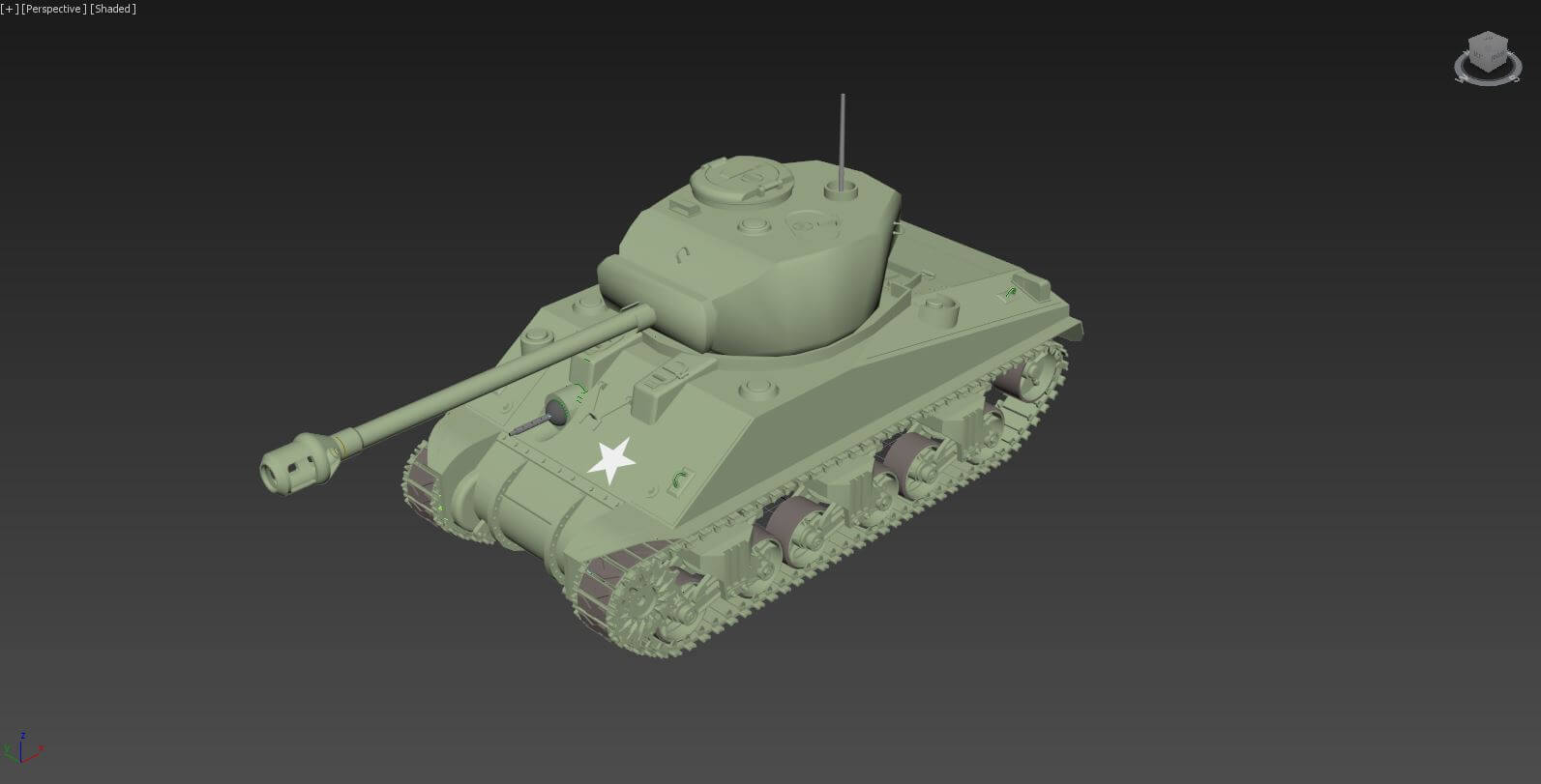 M4 Sherman Tank - 3D Model by AlphaGroup