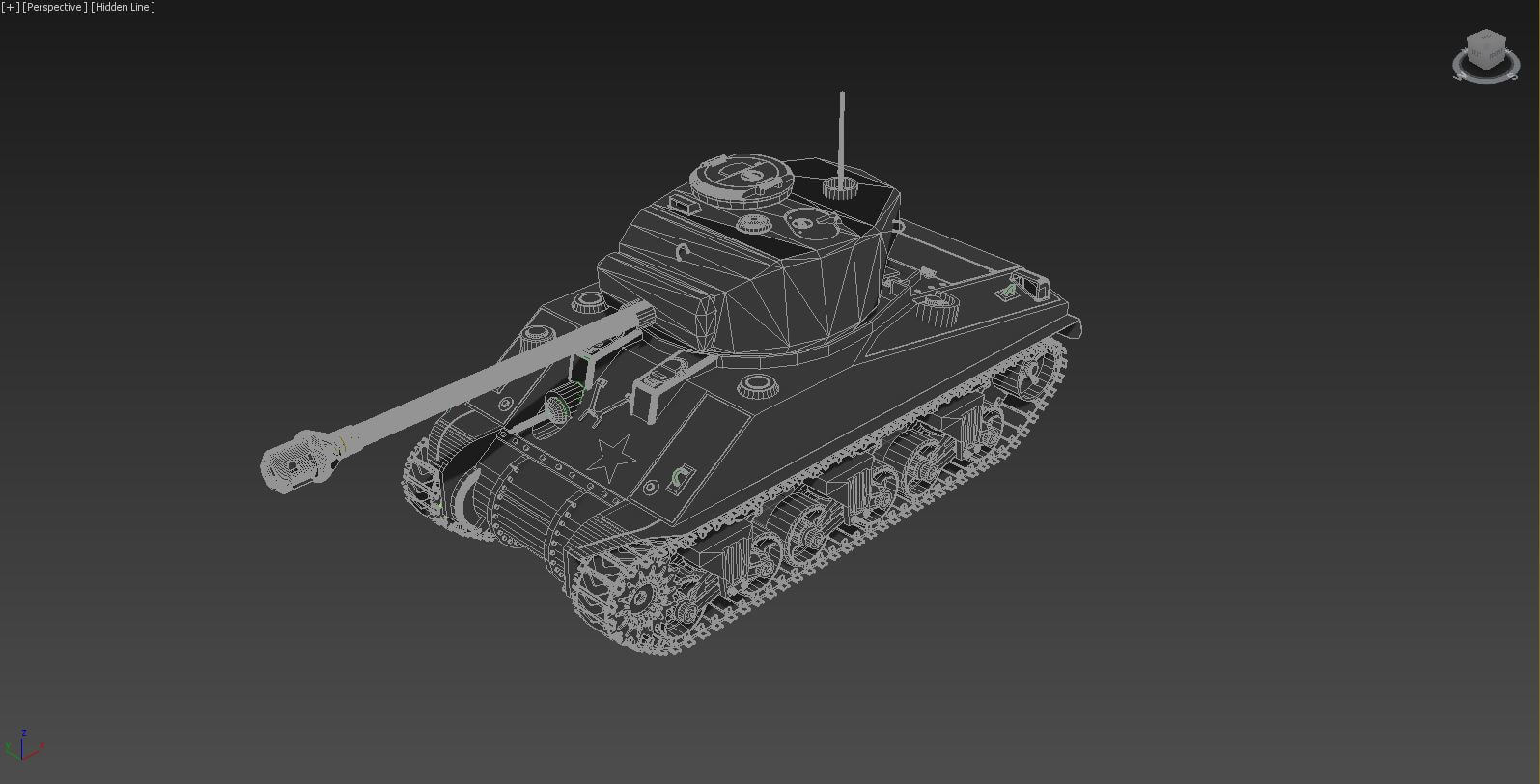 M4 Sherman Tank - 3D Model by AlphaGroup