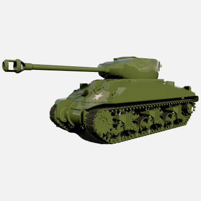 M4 Sherman Tank - 3D Model by AlphaGroup