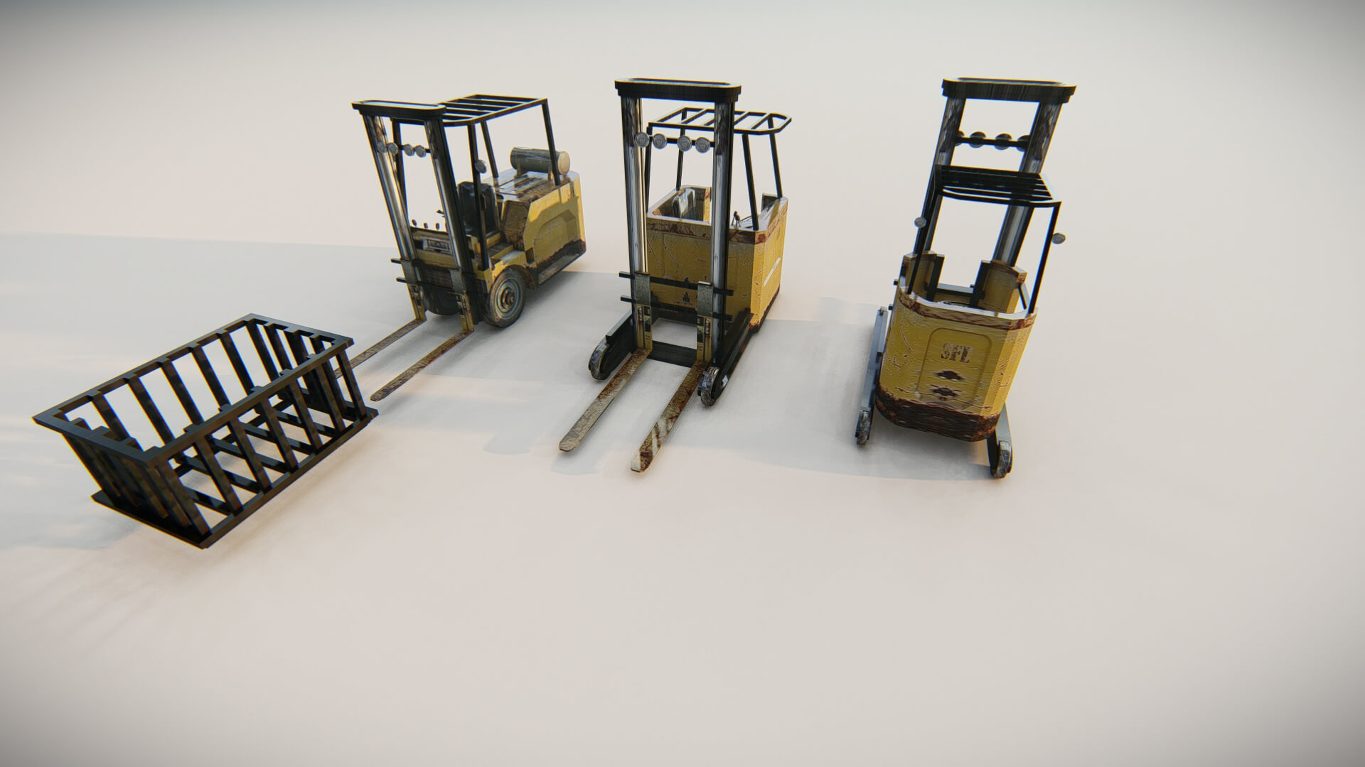Heavy Construction Machinery Equipment Industrial 25 in 1 - 3D Model by ...