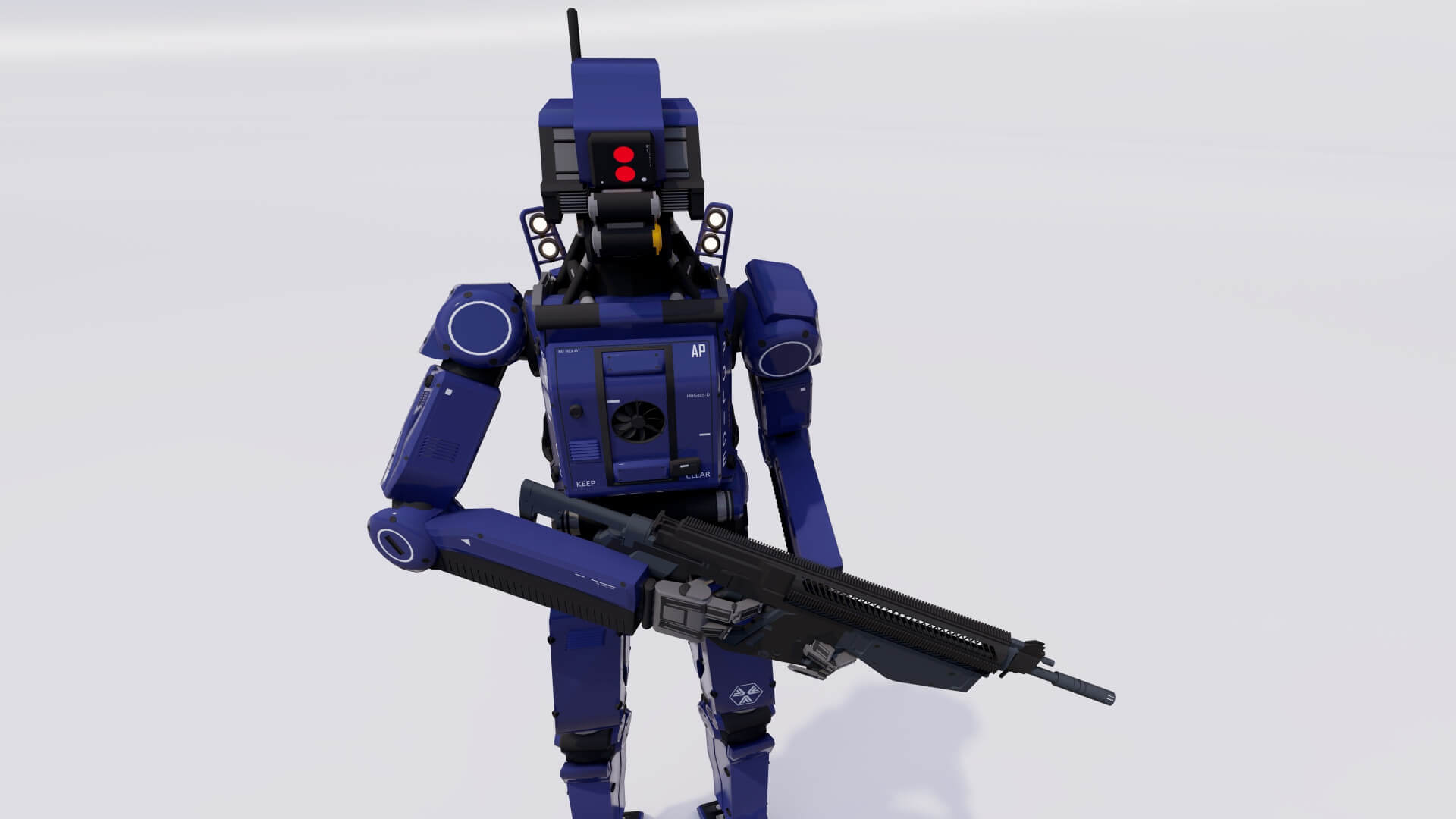 Male Cyborg - 3D Model by AlphaGroup