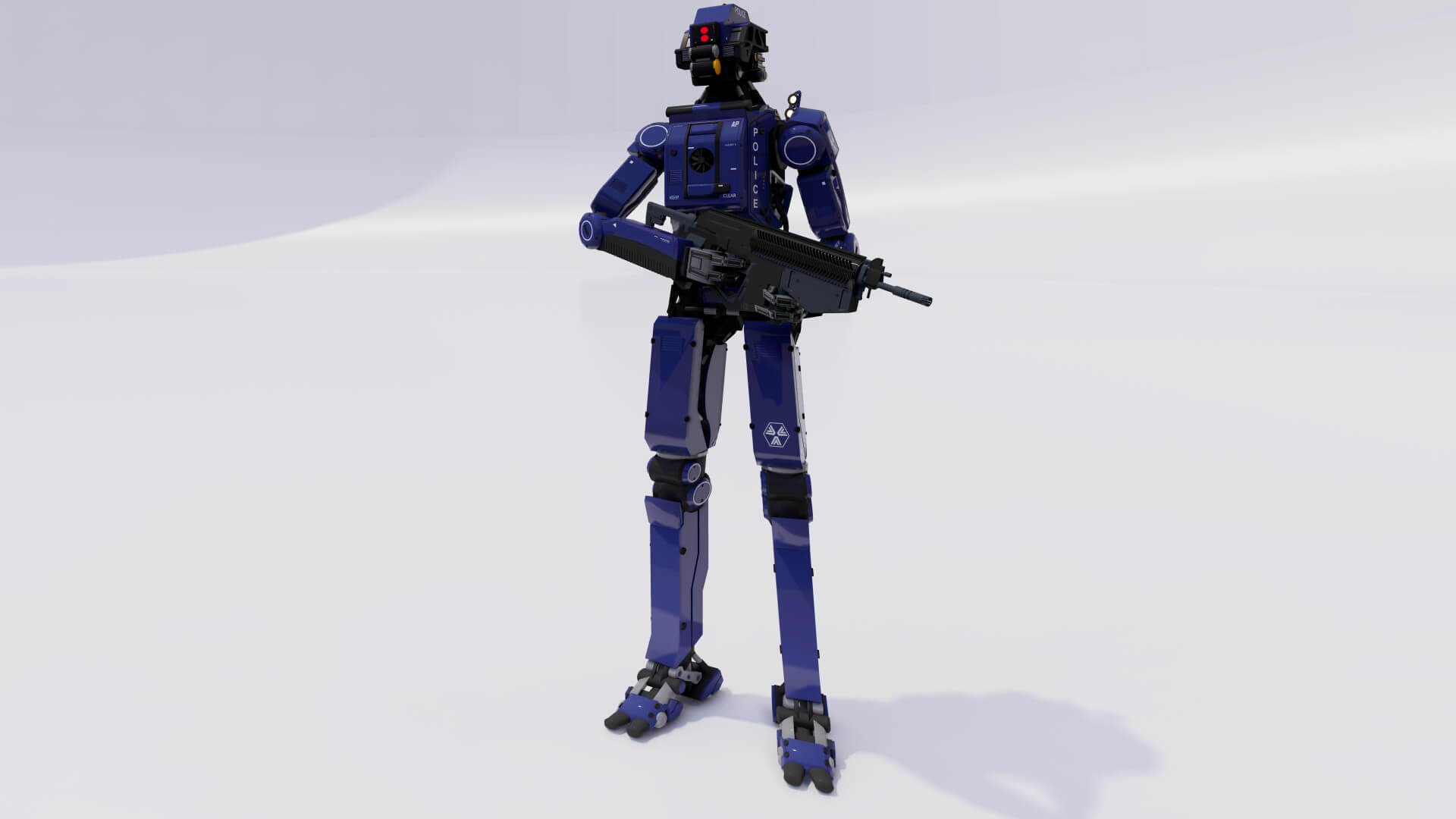 Male Cyborg - 3D Model by AlphaGroup