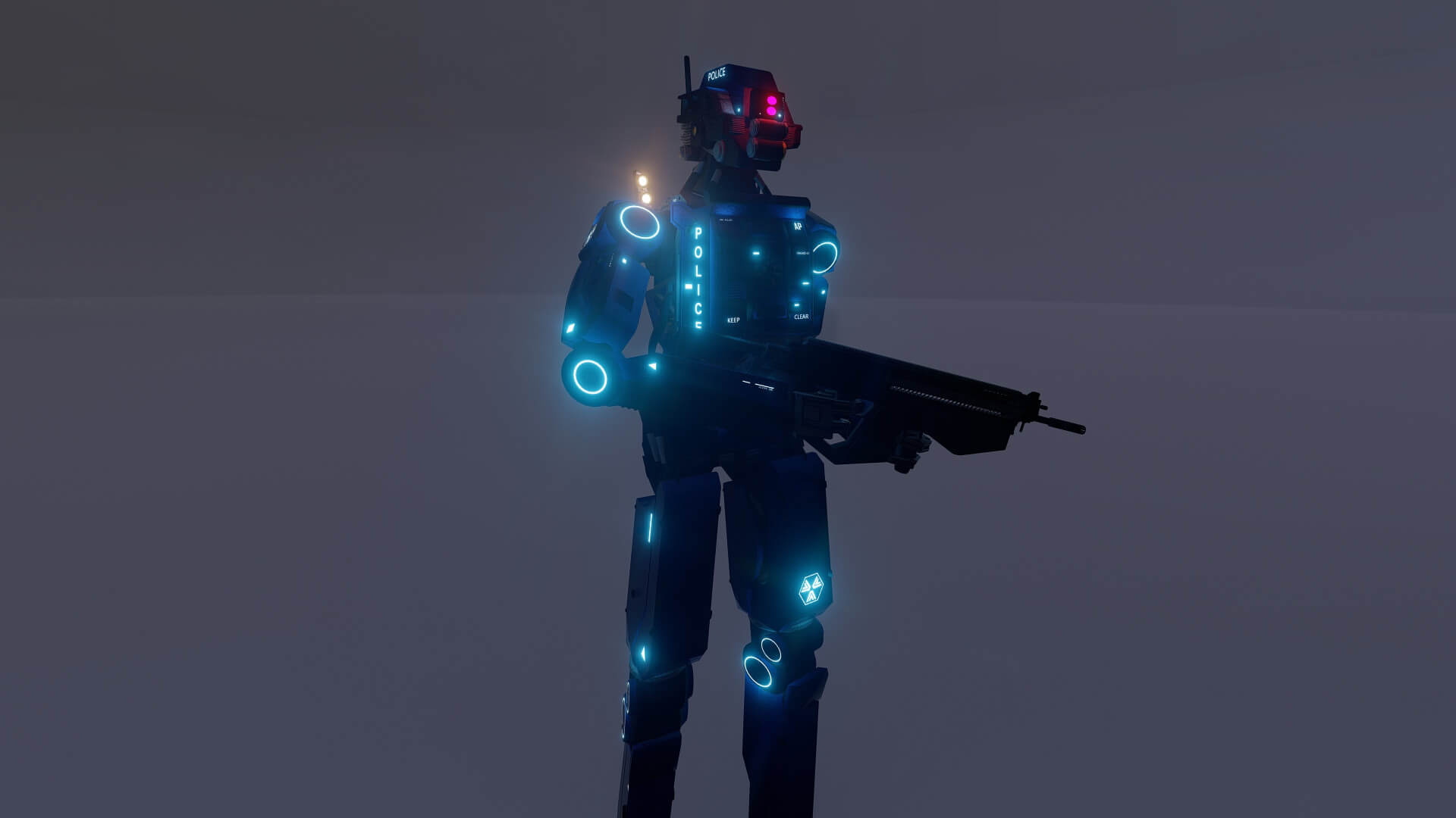 Male Cyborg - 3D Model by AlphaGroup