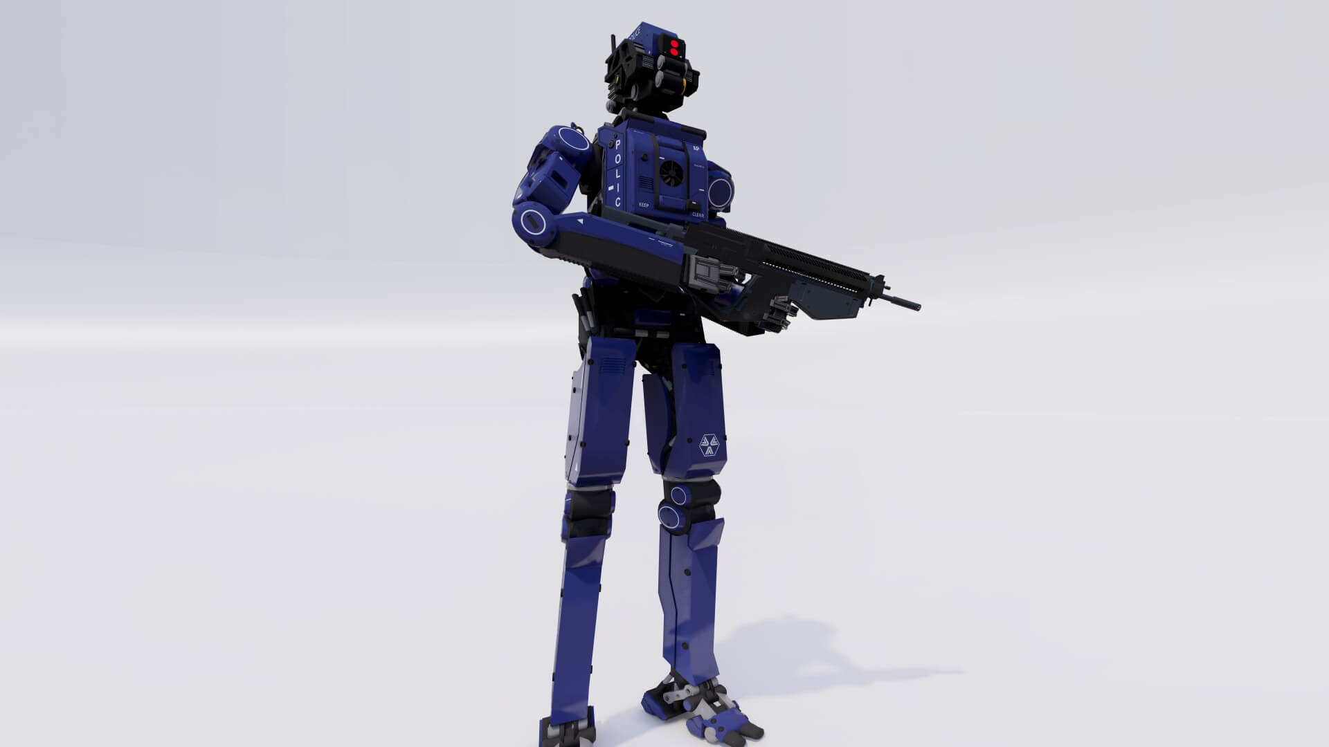 Male Cyborg - 3D Model by AlphaGroup