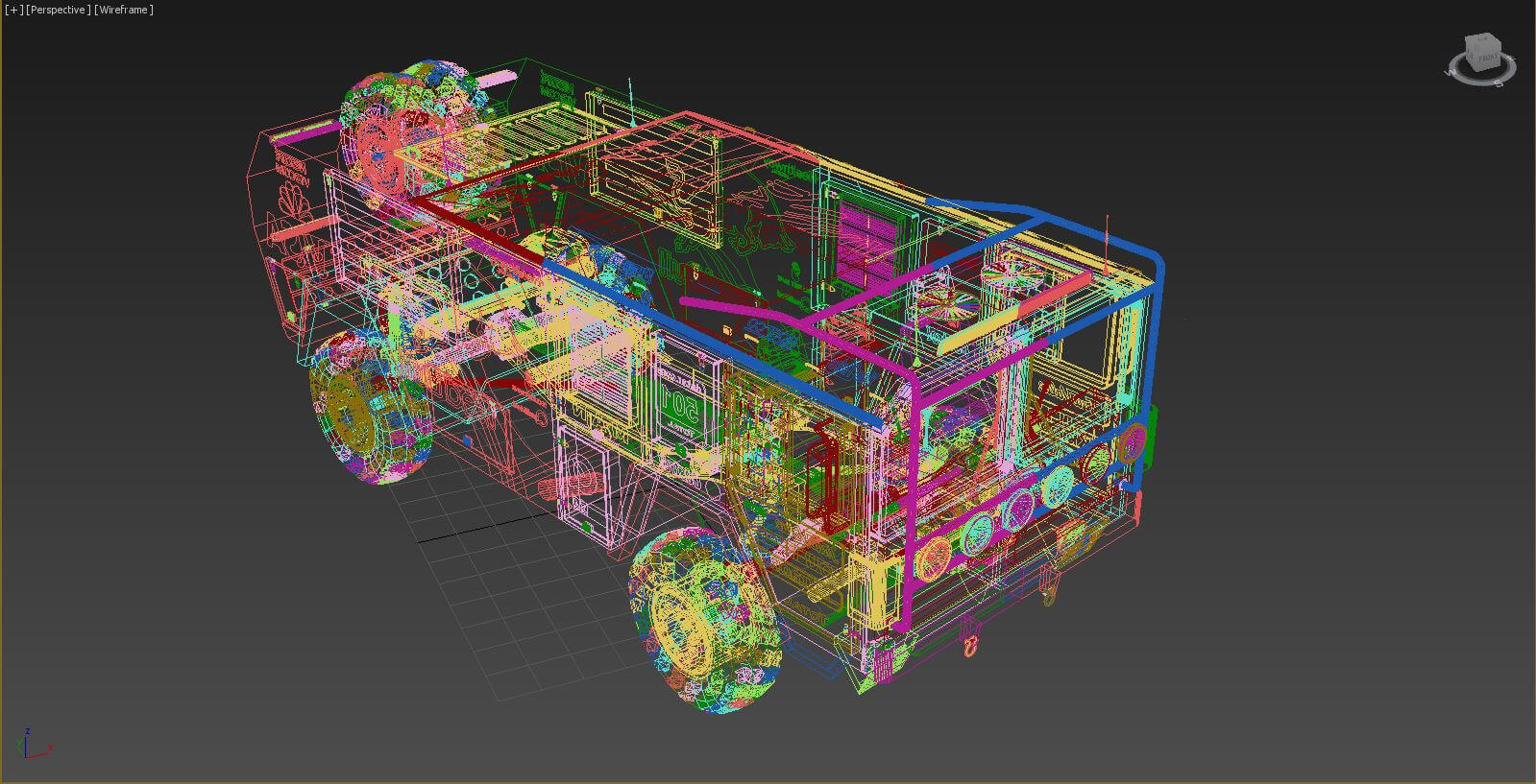 Mankat Dakar Red Bull Truck - 3D Model by AlphaGroup