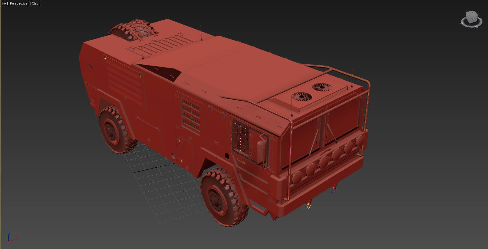 Mankat Dakar Red Bull Truck - 3D Model by AlphaGroup