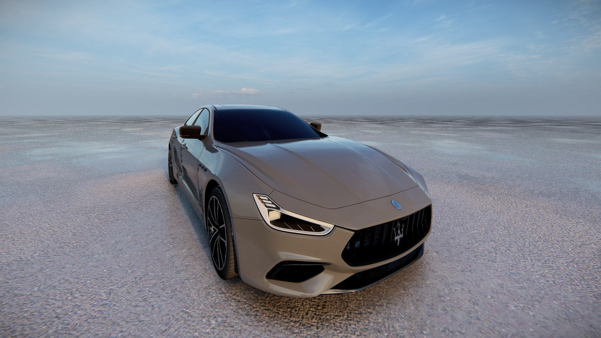 Maserati Ghibli Hybrid 2022 - 3D Model by AlphaGroup