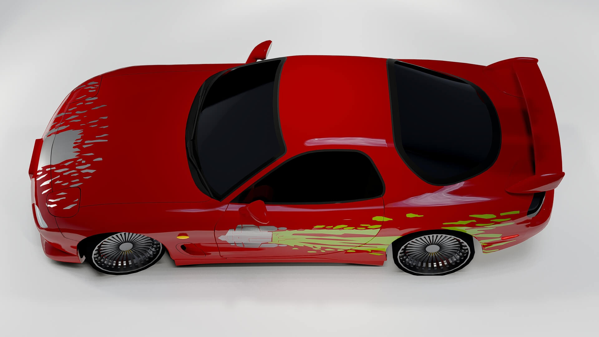 Mazda RX-7 Dom Toretto Fast and Furious 3D Model by AlphaGroup