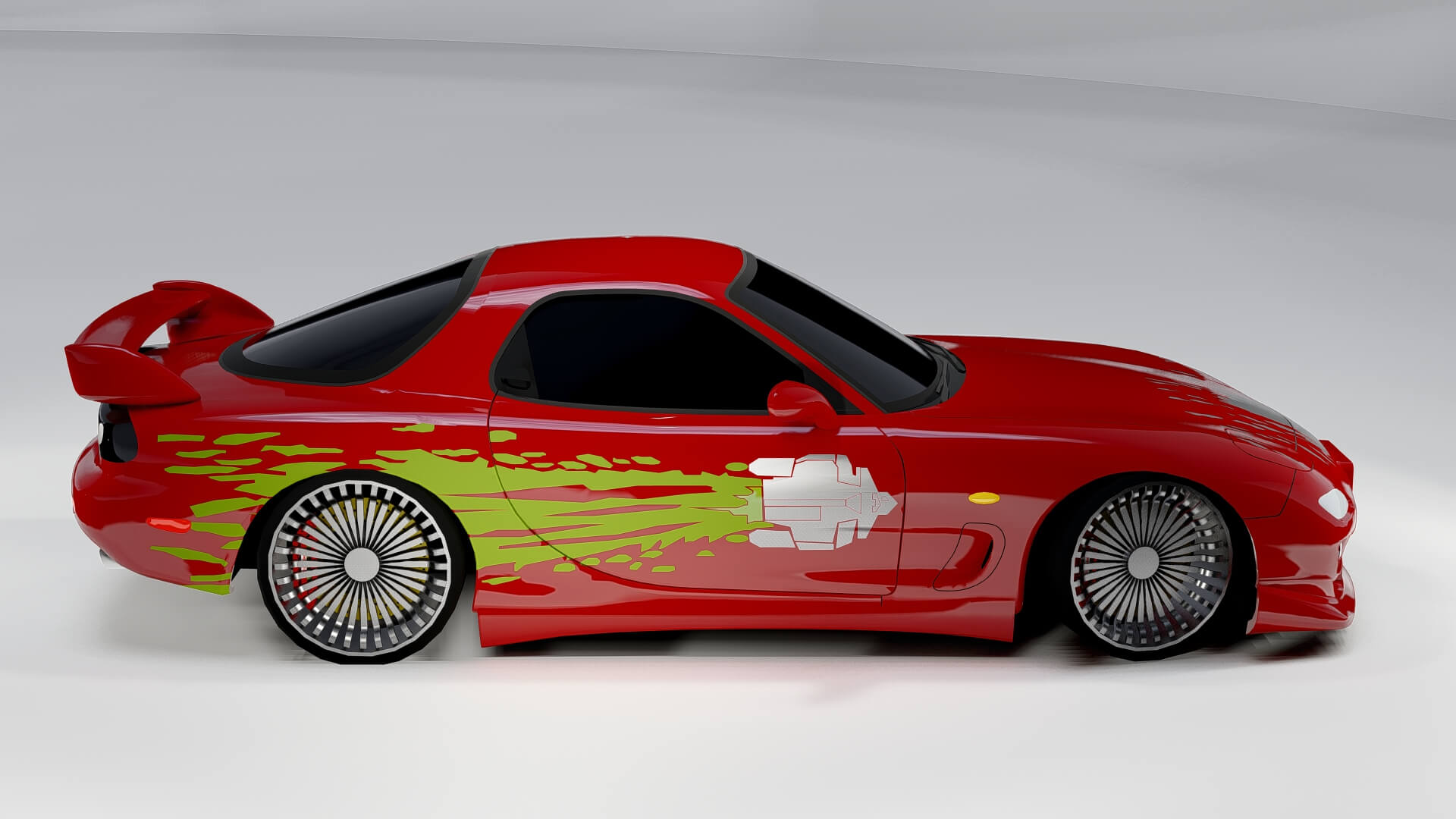 Mazda RX-7 Dom Toretto Fast and Furious 3D Model by AlphaGroup