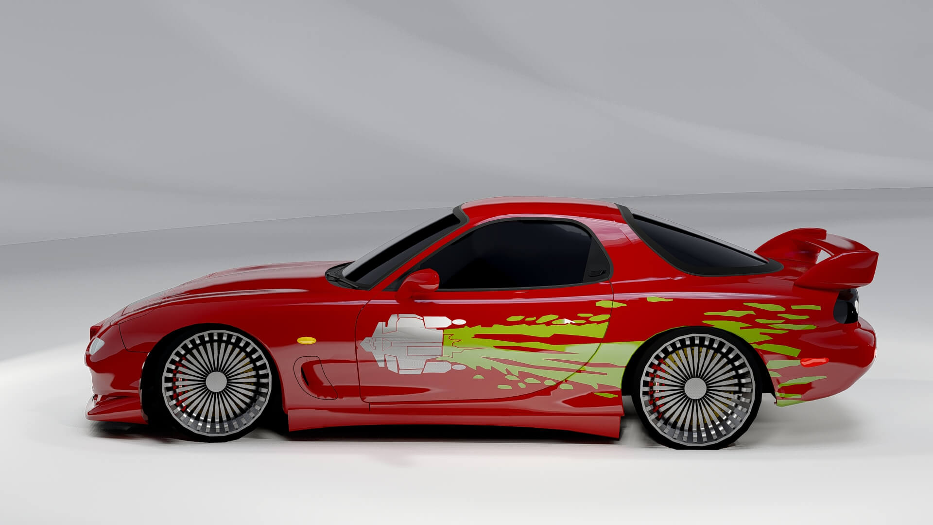 Mazda RX-7 Dom Toretto Fast and Furious 3D Model by AlphaGroup