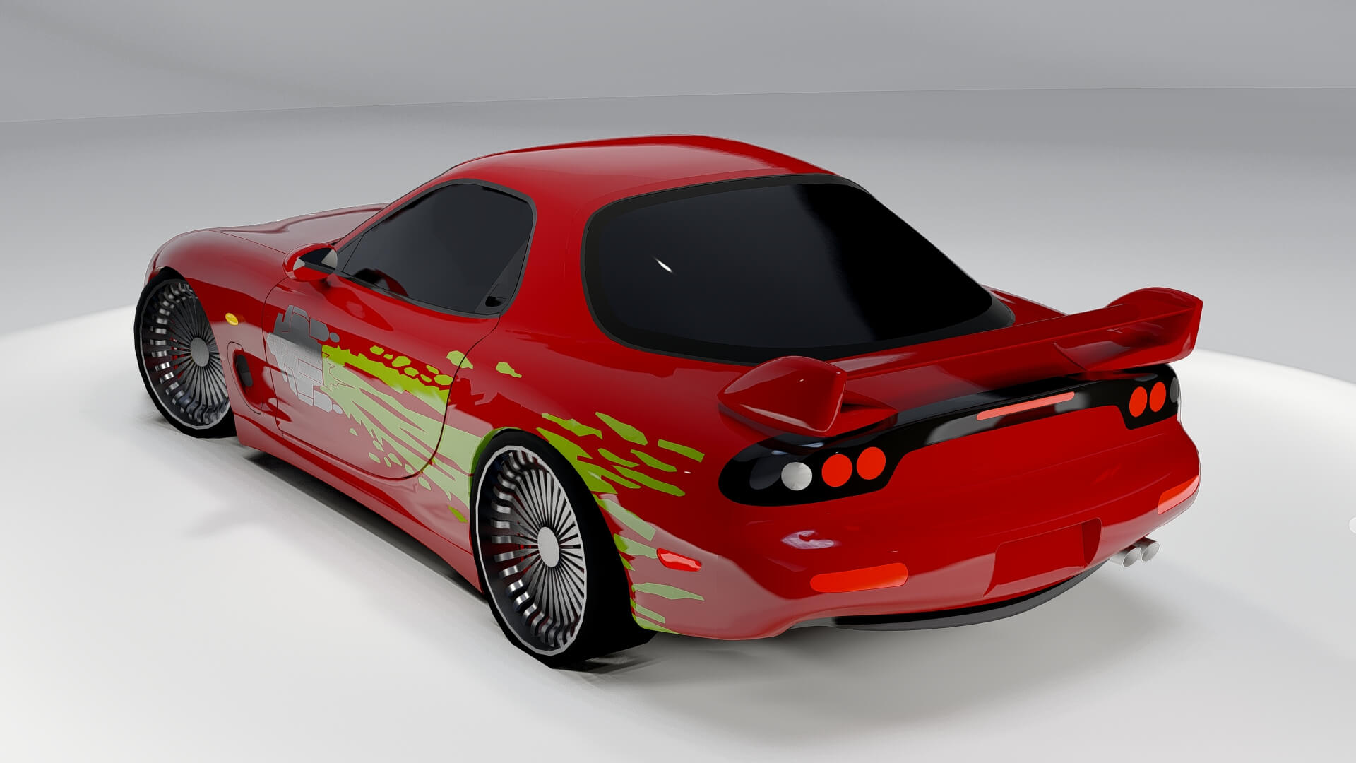 Mazda RX-7 Dom Toretto Fast and Furious 3D Model by AlphaGroup