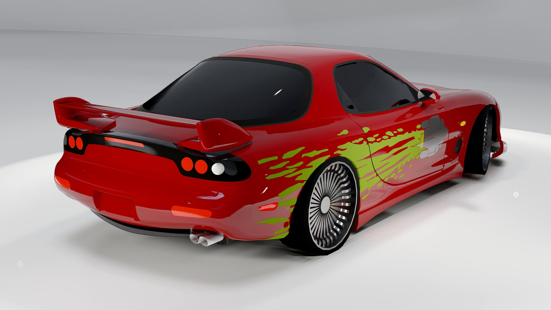 Mazda RX-7 Dom Toretto Fast and Furious 3D Model by AlphaGroup