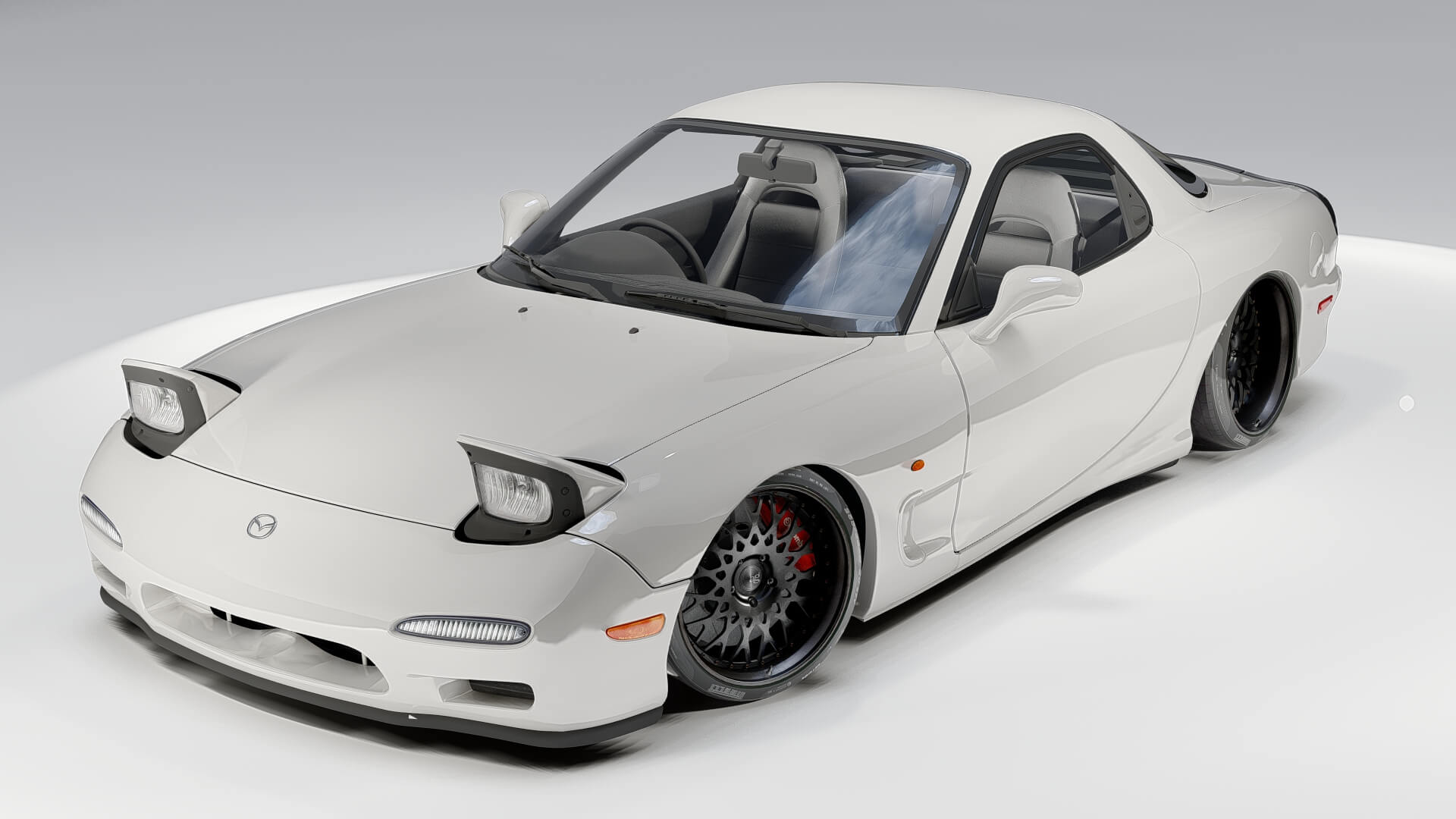 Mazda RX-7 Tuned 3D Model by AlphaGroup