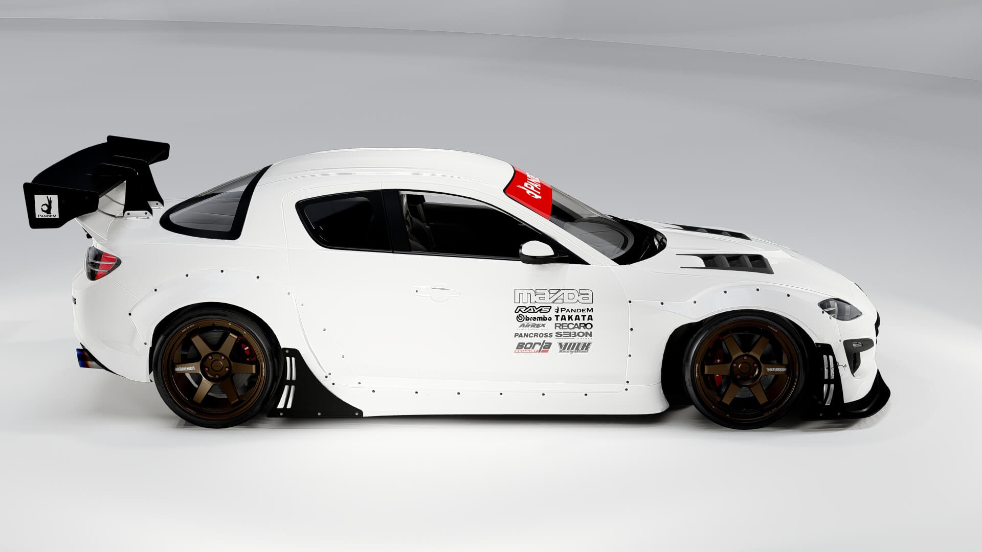 Mazda RX-8 Pandem 2004 3D Model by AlphaGroup
