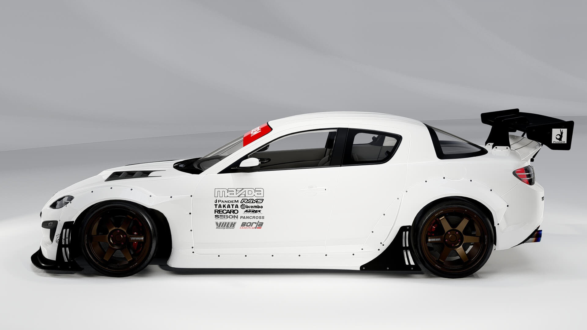 Mazda RX-8 Pandem 2004 3D Model by AlphaGroup