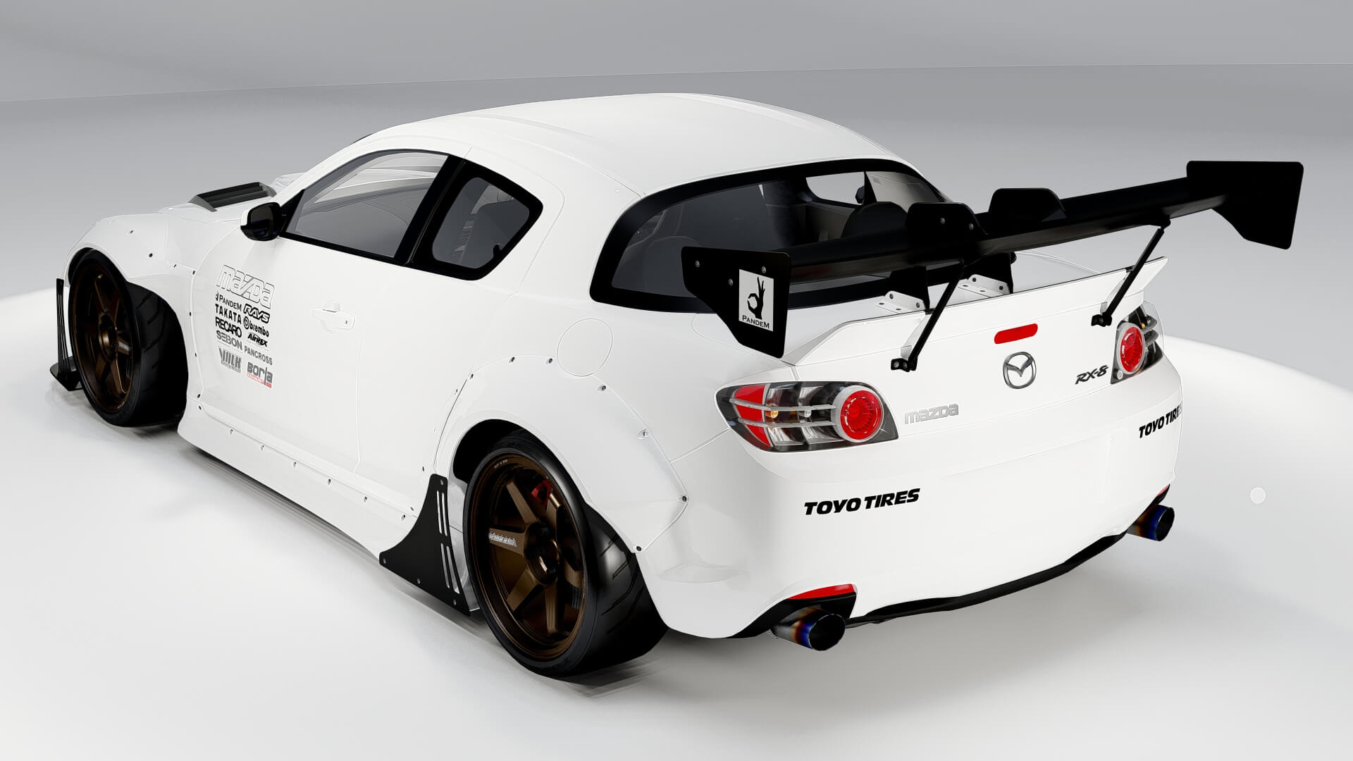 Mazda RX-8 Pandem 2004 3D Model by AlphaGroup
